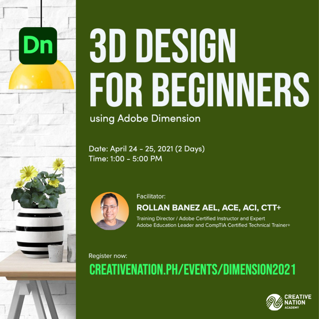 3D-Design-for-Beginners-using-Adobe-Dimension | Creative Nation Academy ...
